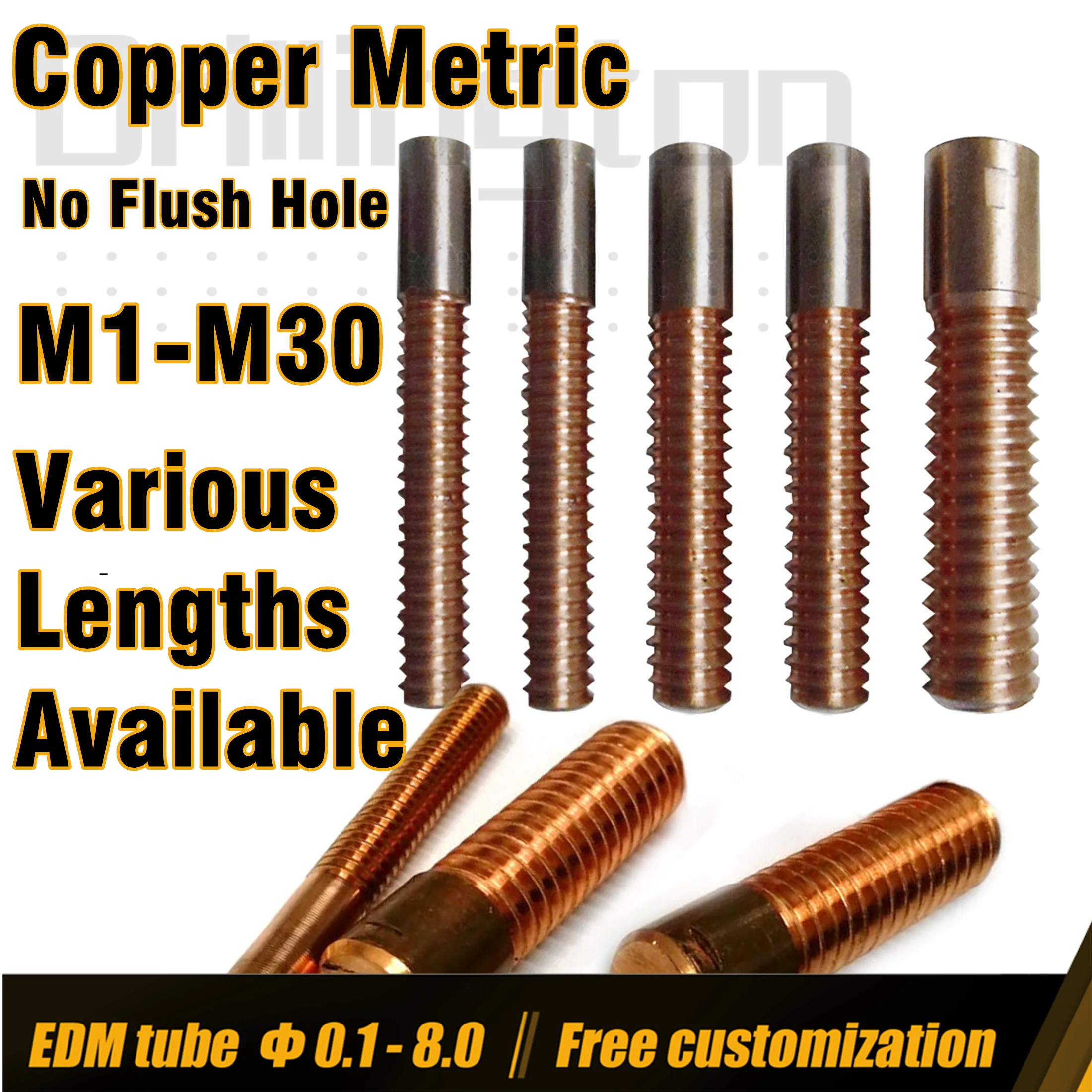 Copper-Tapping-Electrode-Metric-Coarse-Thread-Tap-M1-M30-Threaded-Rod ...