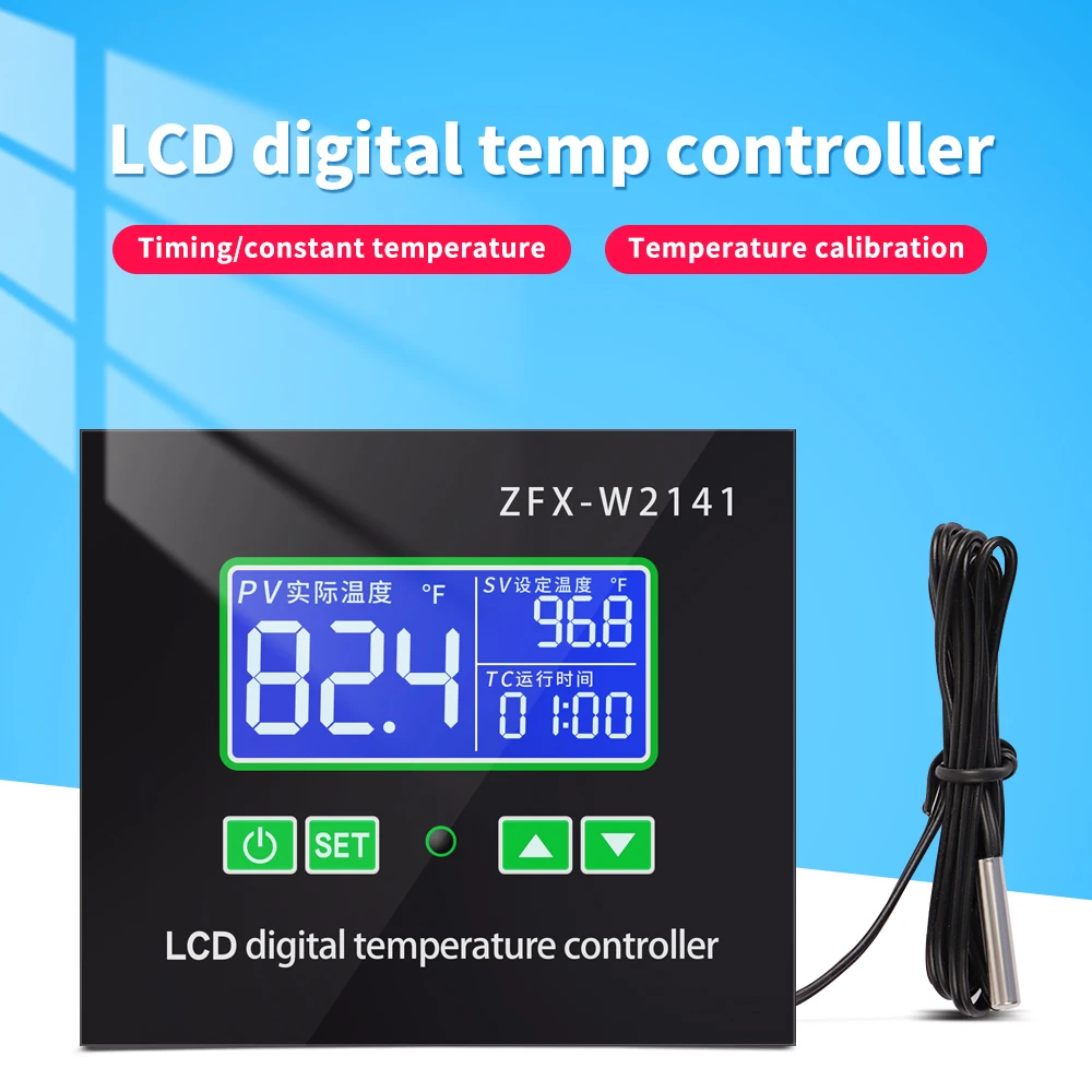 LCD-Digital-Temperature-Controller-Digital-Thermostat-Temperature ...
