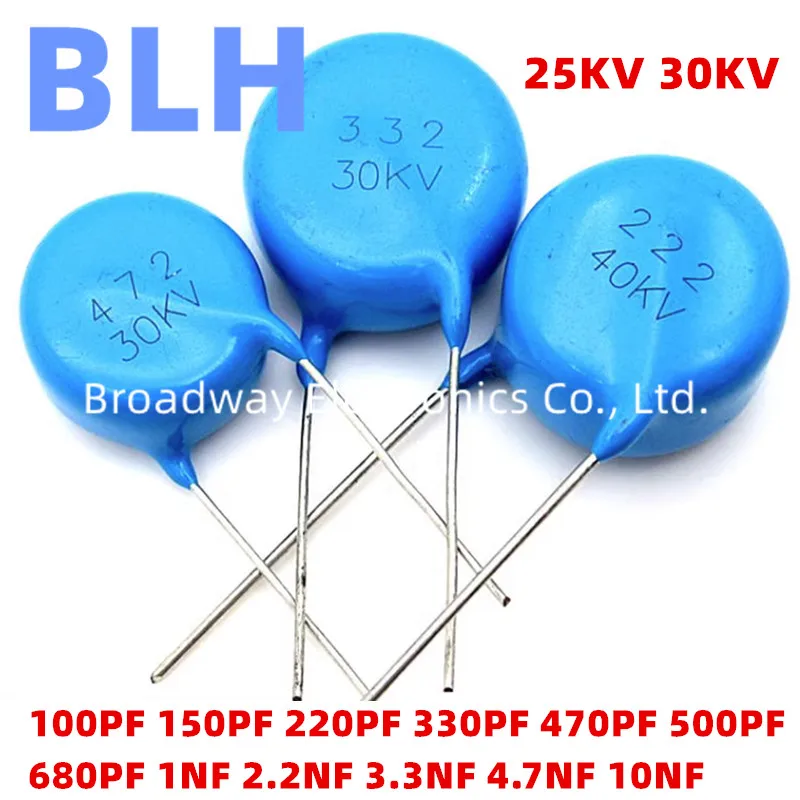 5PCS-High-pressure-ceramics-capacitors-25KV-30KV-25000V-30000V-100PF ...