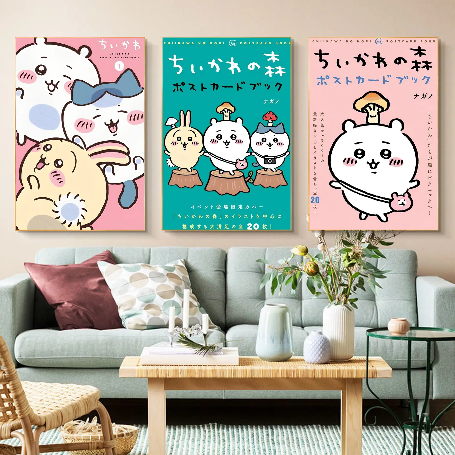 Cute-Cartoon-Chiikawa-Anime-Posters-Sticky-HD-Quality-Poster-Wall-Art ...