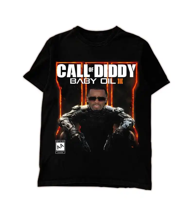 Call of Diddy Diddy Party Brainrot Sigma T-Shirt, Shirt, Tee, T-Shirts ...