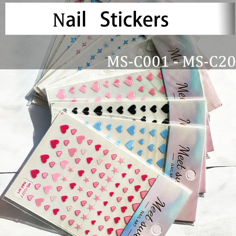 10pcs-Luxury-Brand-Nail-sticker-Multi-element-Brand-Logo-Nail-sticker ...