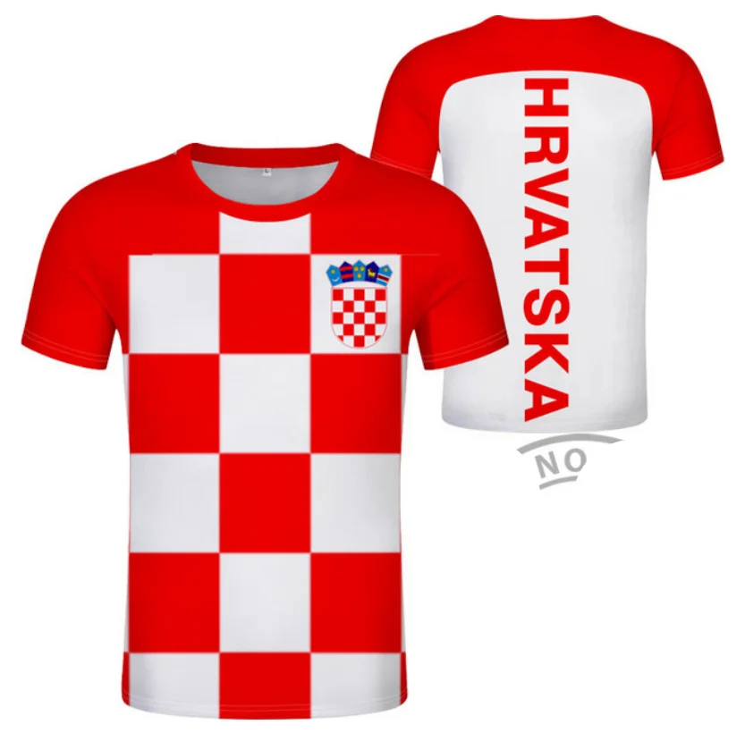 CROATIA-T-Shirt-Diy-Free-Custom-Name-Number-Hrv-t-shirt-Nation-Flag ...
