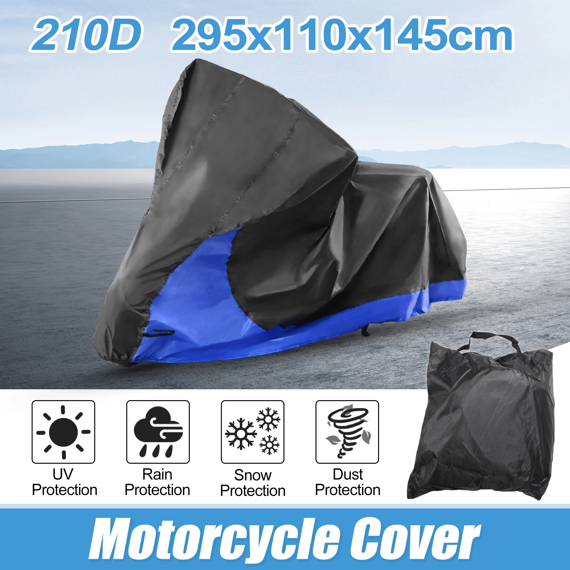 Motoforti-210D-L-XXXL-2-in-1-Motorcycle-Cover-Motorbike-Cover-All ...