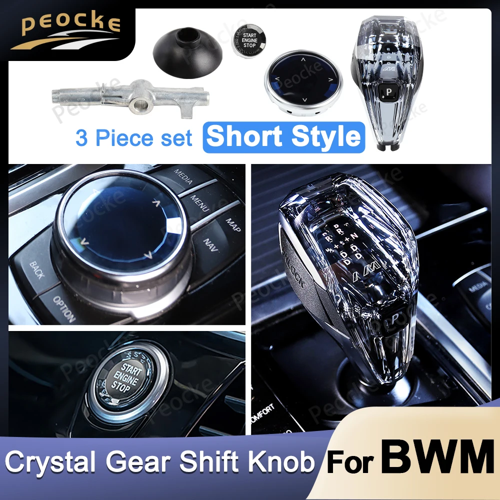 Car-Crystal-Gear-Shift-Knob-Short-Type-For-BMW-F10-F34-F32-F33-F35-F30 ...