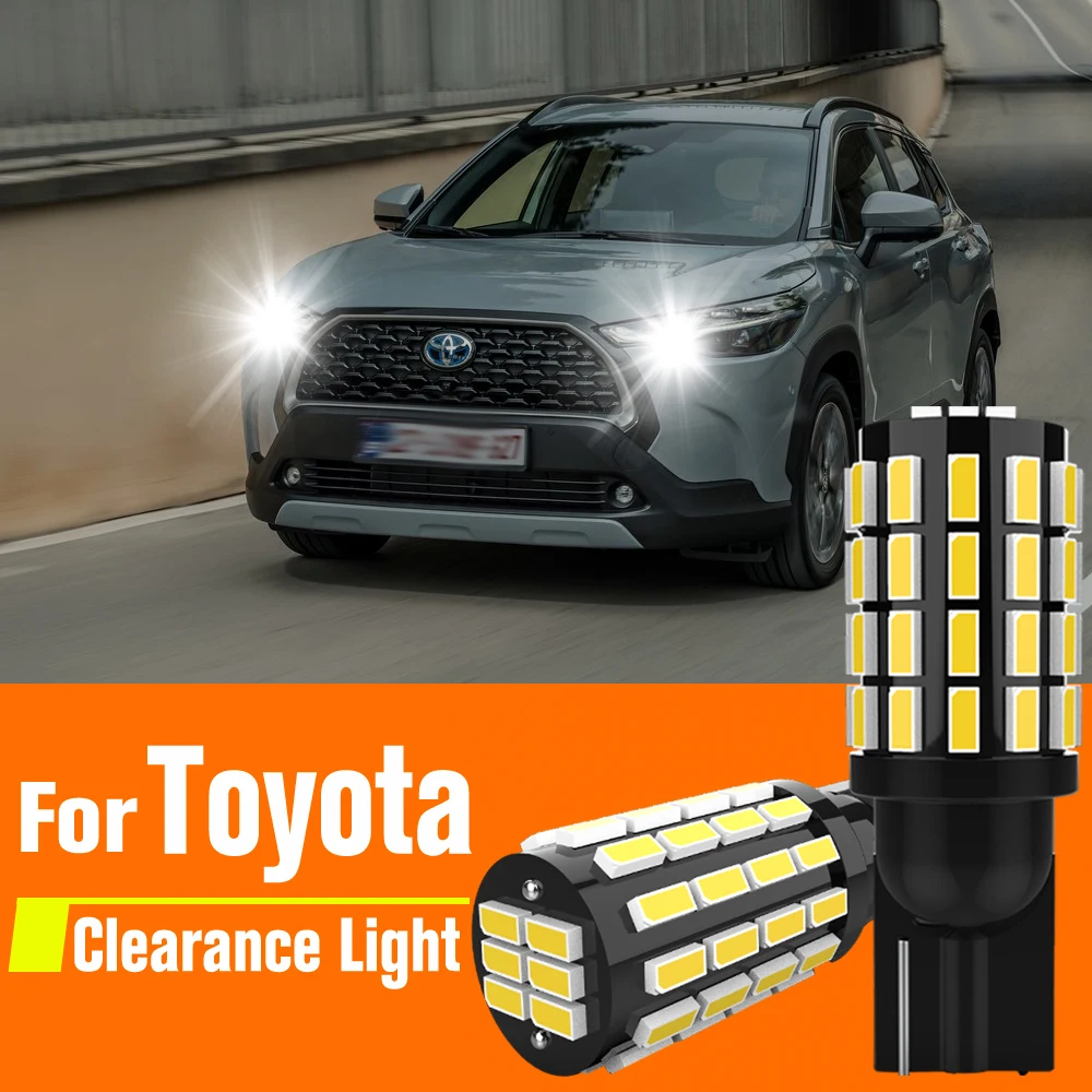 2pcs-W5W-T10-LED-Clearance-Light-Bulb-Lamp-For-Toyota-Auris-Avensis-T22 ...