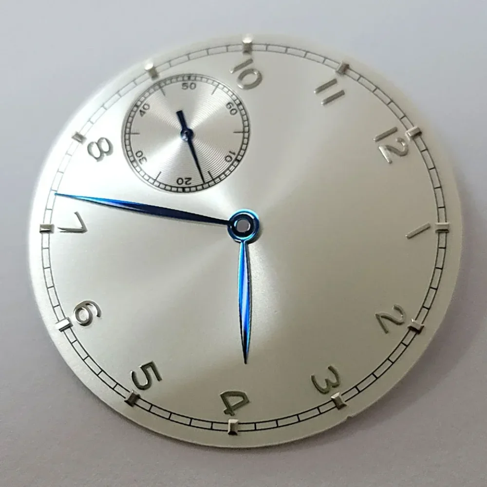 37mm Silver Sunburst Second Dial for ETA 6497/ST3600 Automatic Movement ...