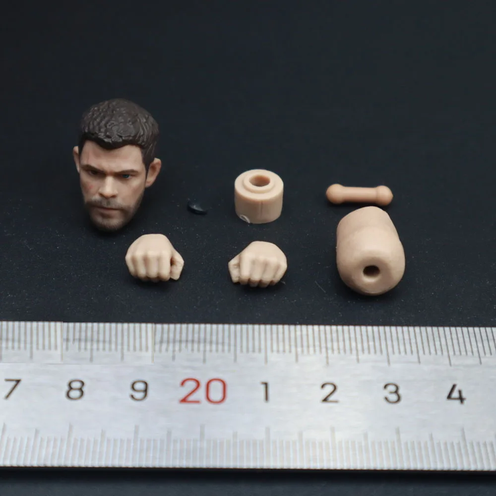 1-12-Series-Male-Head-Sculpture-Carving-Model-Fit-6-SHF-MEZCO-Action ...