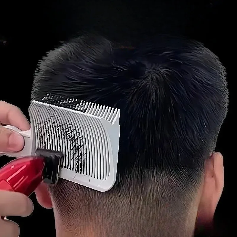 Professional Level Haircut Comb Oil Head Push Cut Comb Leveling ...