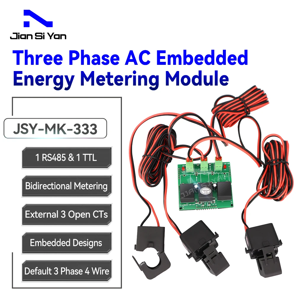 JSY-MK-333-Three-Phase-AC-Power-Metering-100A-Three-Phase-Power-Quality ...