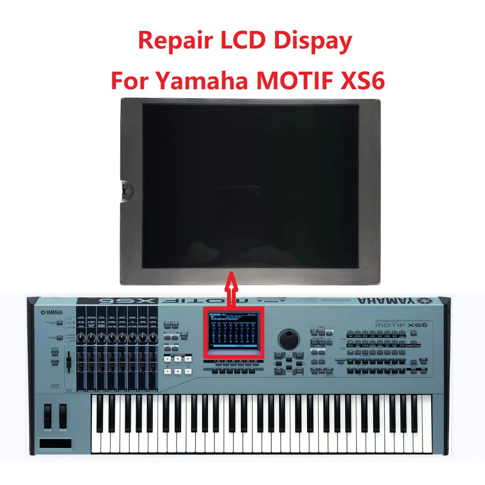 5-7-inch-LCD-Display-For-Yamaha-Motif-XS6-61-Key-Synthesizer-Matrix ...