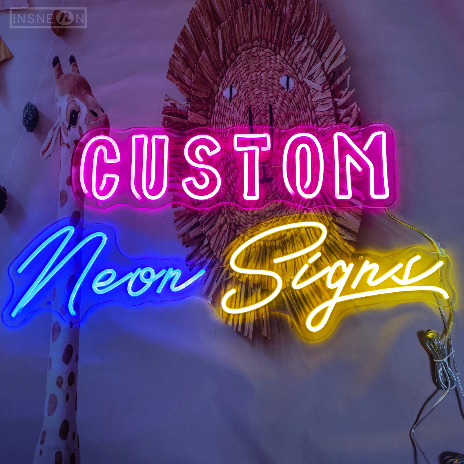 Private-Custom-Neon-Sign-Personalised-Name-Design-Business-Logo-Room ...