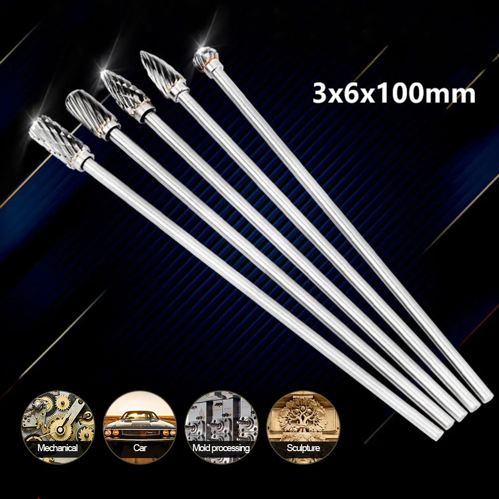 Extra-Long-100mm-Rotary-Rasp-File-Carving-Grinder-Abrasive-Tools ...