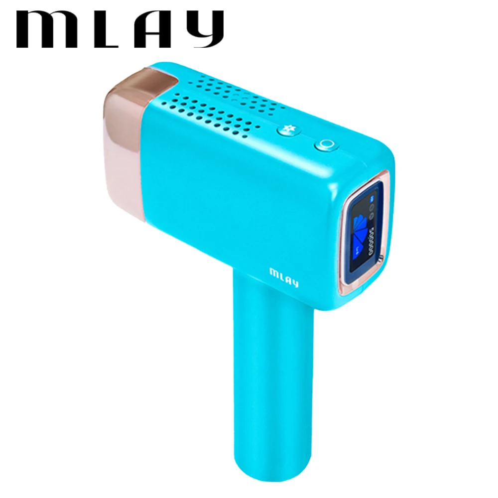 MLAY T14 Laser Hair Removal Device Home Use Epilator Ice Cooling IPL ...