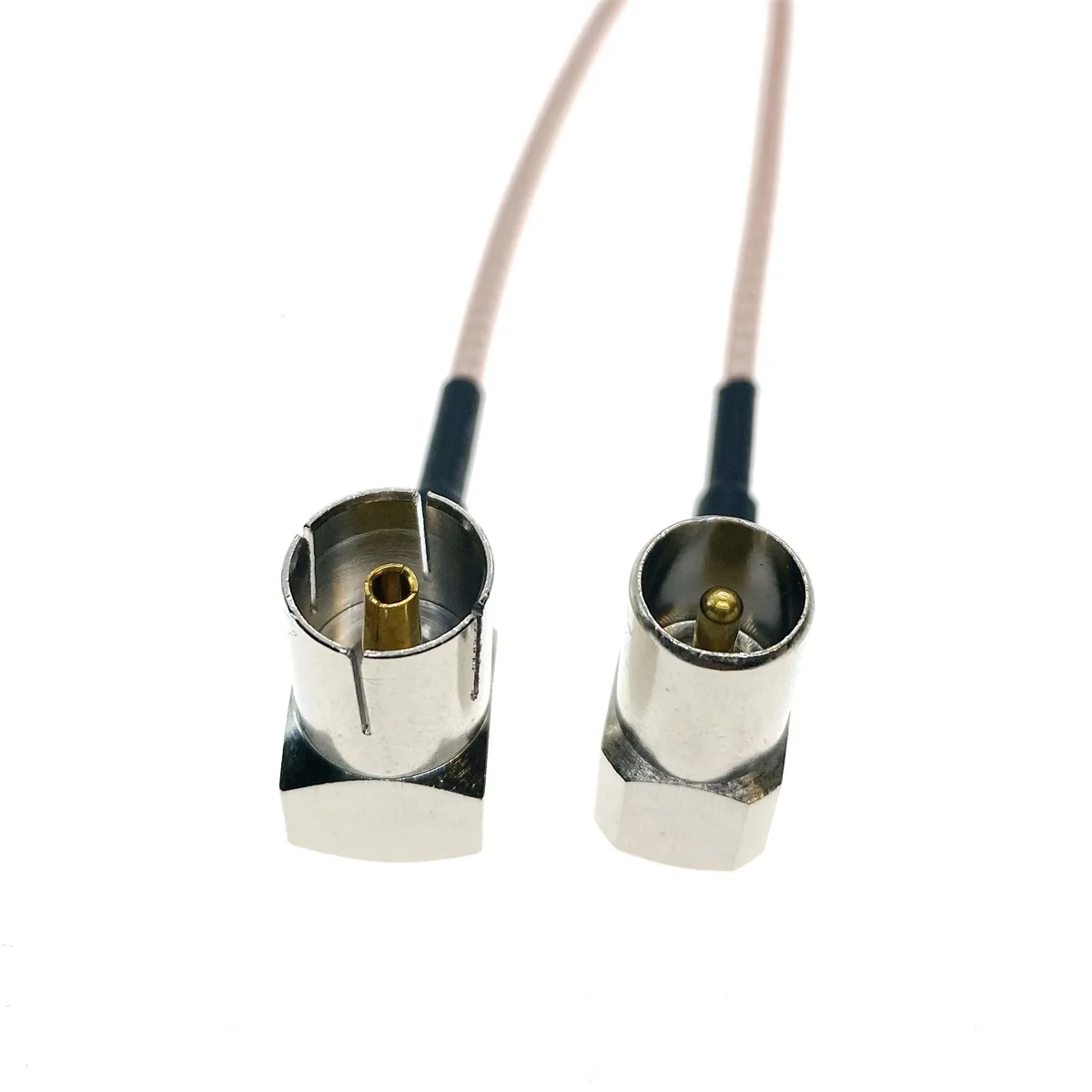 RG316-IEC-MALE-Right-Angle-to-TV-IEC-female-90-Degree-50-Ohm-RF-Coax ...