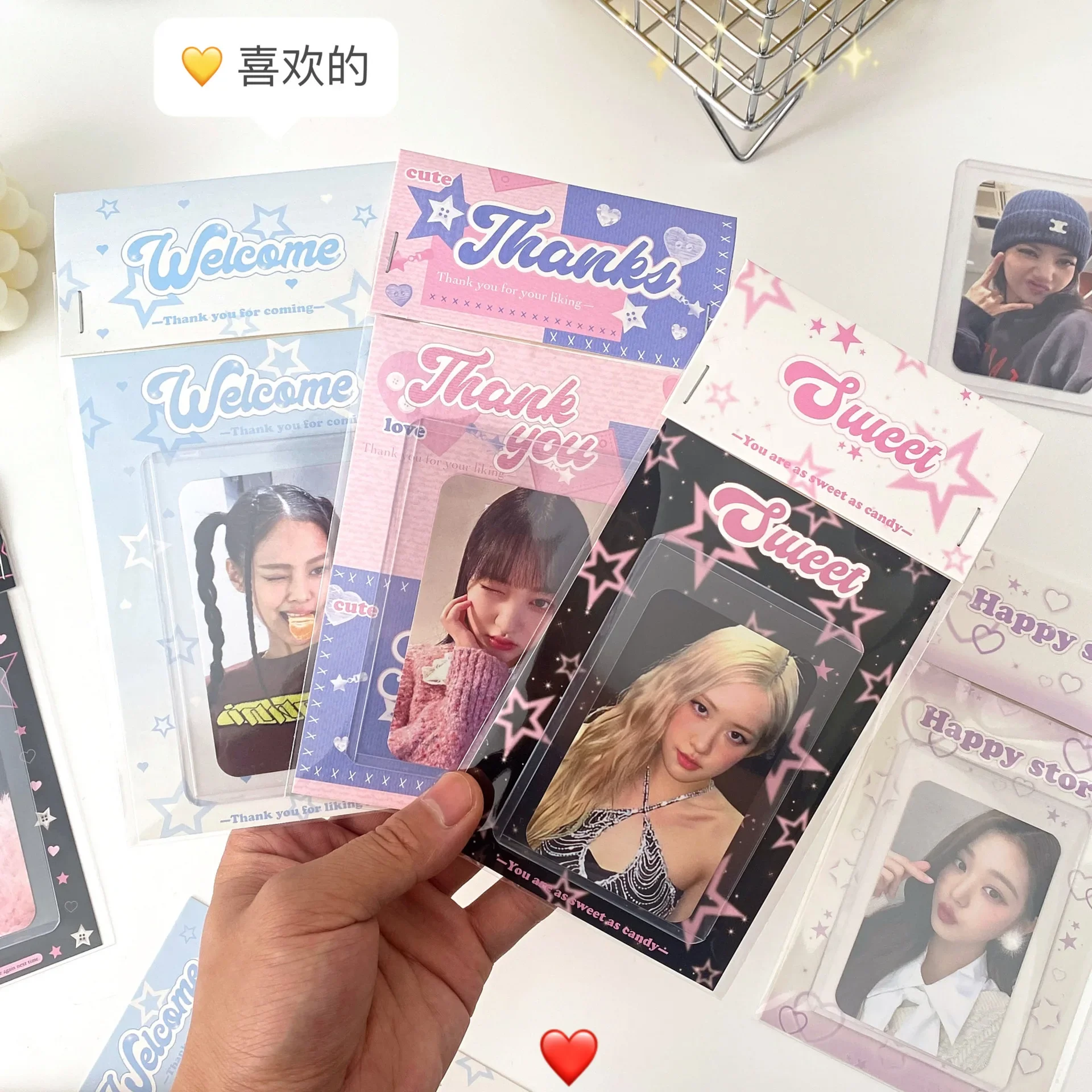5-Set-Pack-Photo-Card-Head-and-Back-Packaging-Bag-All-Set-Toploader ...