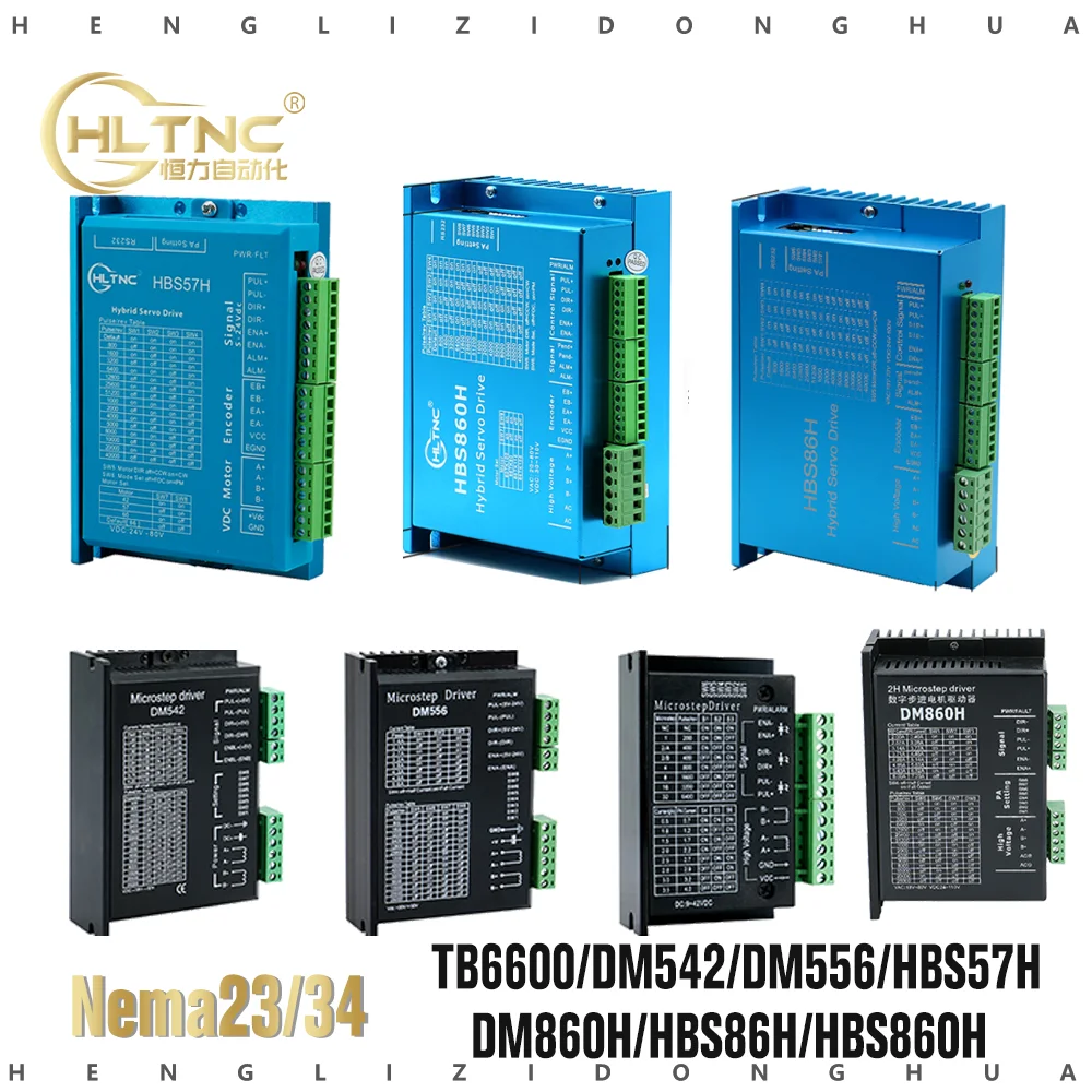 Hbs86h/hbs860h/tb6600/dm542/dm556/cw8060/dm860h /hbs57h Hybrid Step Servo Driver Controller For ...