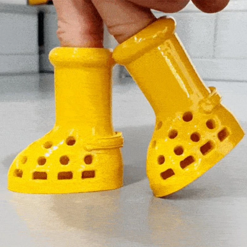 3D-Printed-Finger-MINI-Big-Yellow-Boots-Toy-For-Kids-Birthday-Gift-Mini ...