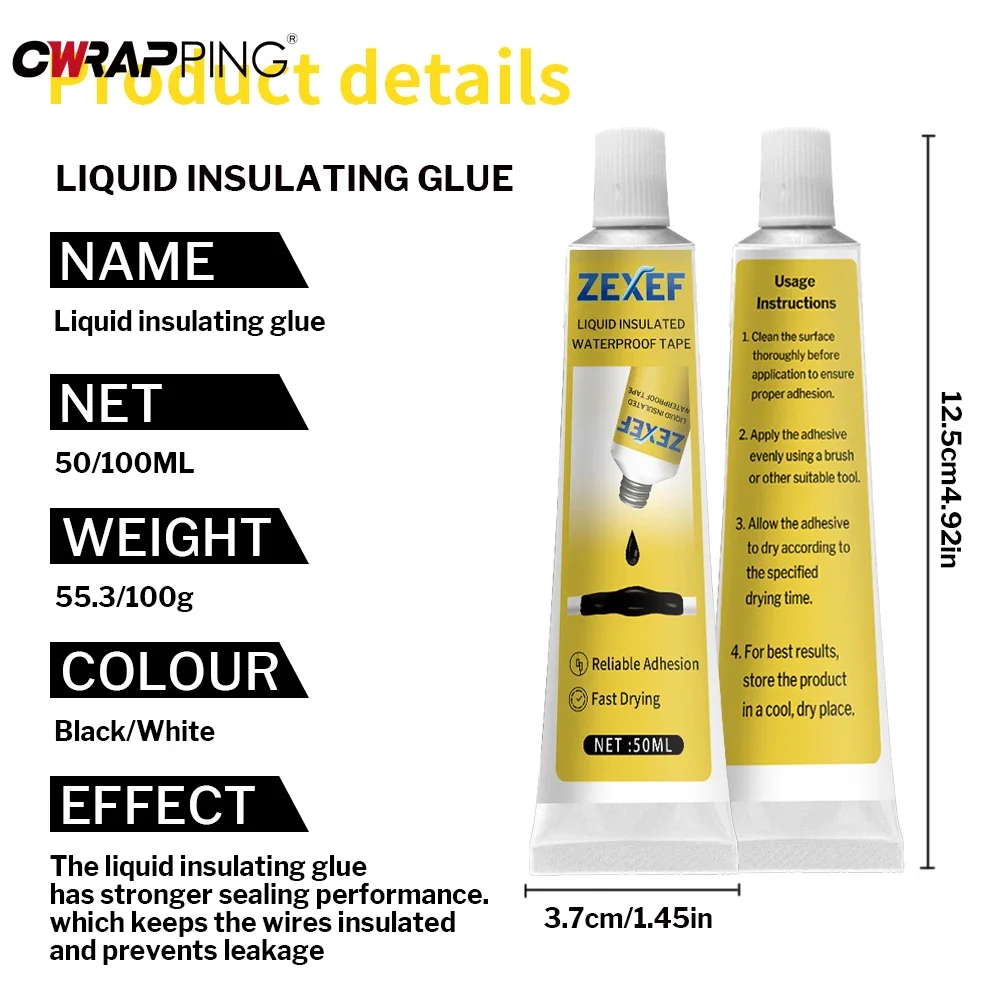 50/100ml Liquid Insulating Paste Adhesive Adhesive Multifunctional ...