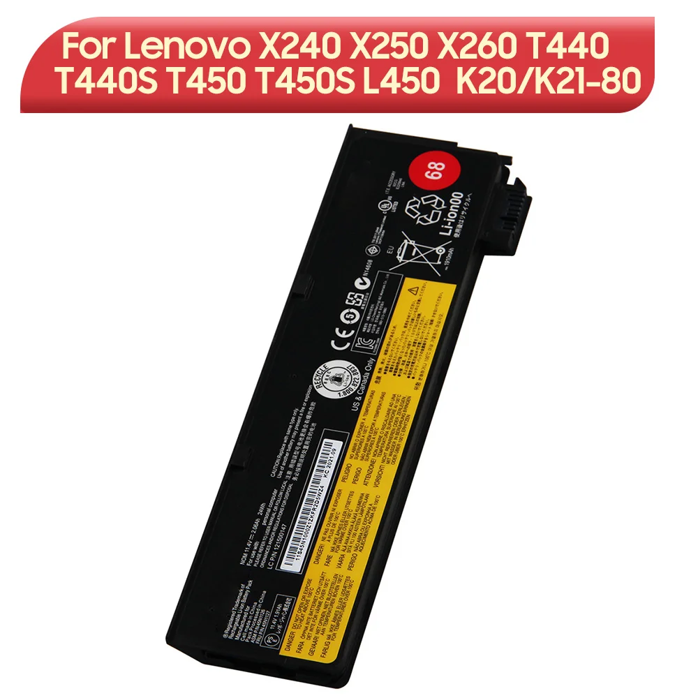 Original-Laptop-Battery-For-Lenovo-Thinkpad-X240-X250-X260-X270-T440 ...