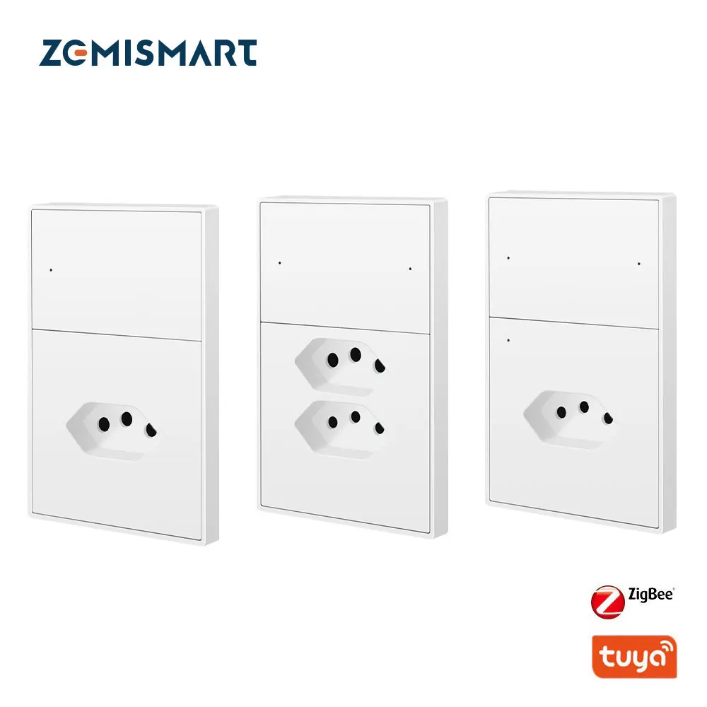 Zemismart-Tuya-Zigbee-Smart-Brazil-Outlet-10A-20A-Brazilian-Socket ...