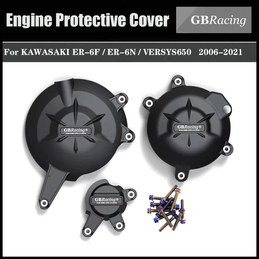 Motorcycle-Engine-Protection-Cover-For-Kawasaki-ER-6F-2006-2016-ER-6N ...