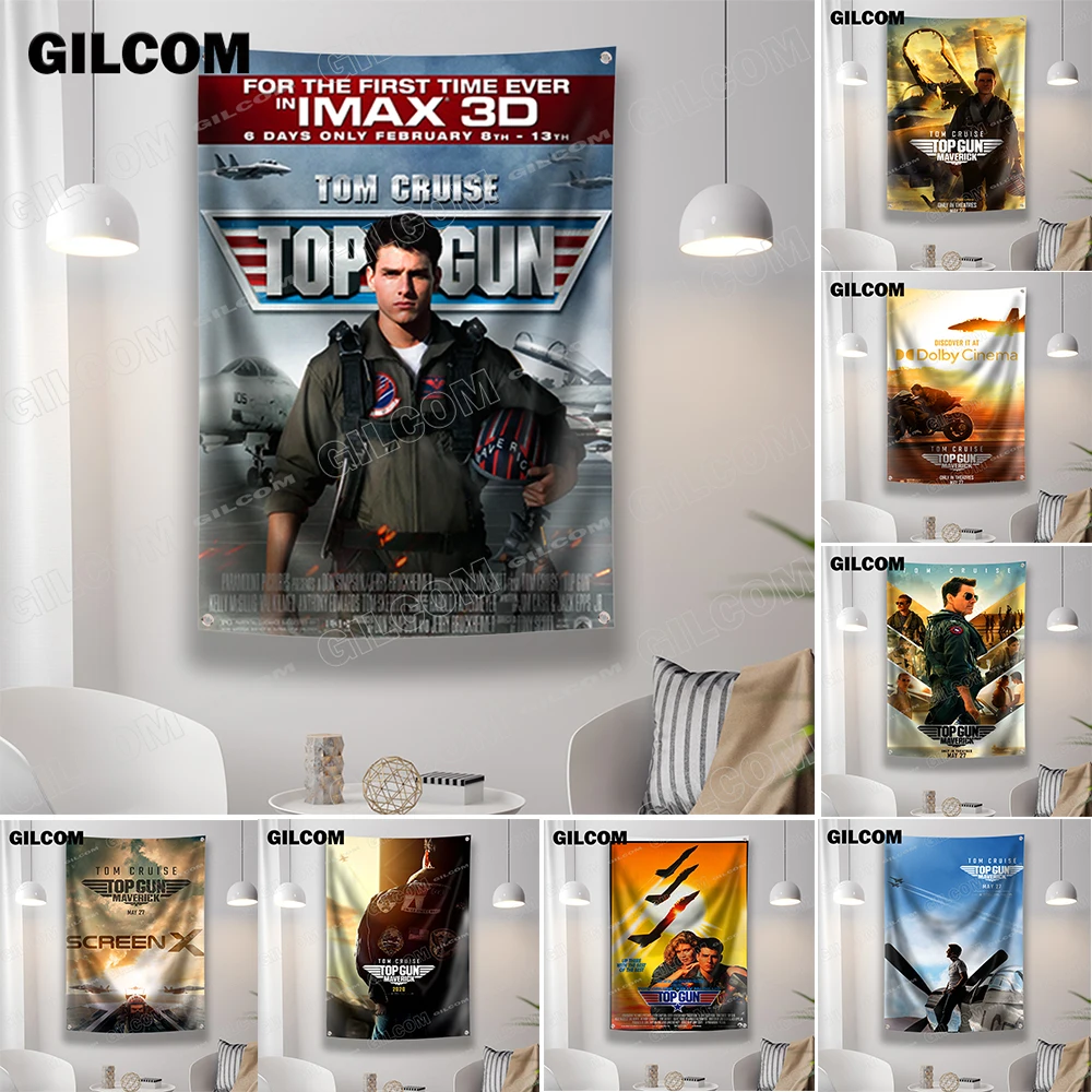 Top-Gun-Flag-Movie-Classics-Action-Plot-Love-Poster-Tapestry-Yard-Idea ...