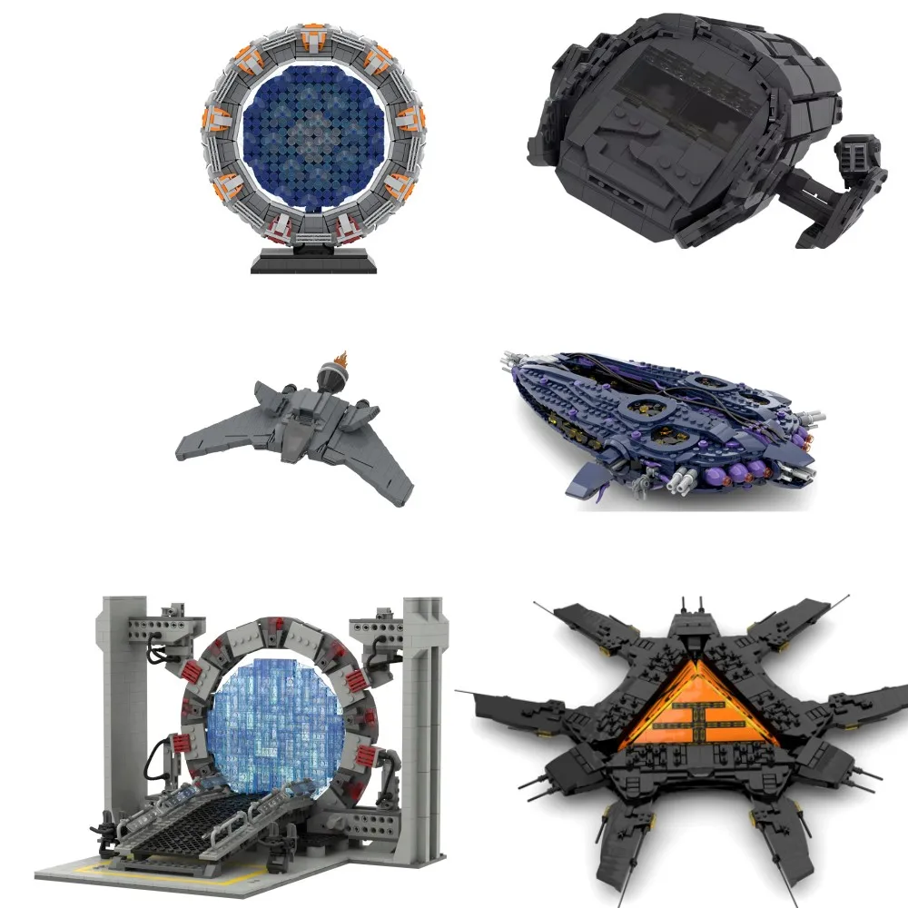 MOC-Stargateaed-SG-1-Space-Movie-Puddle-Jumper-Transport-Ship-Block-Set ...