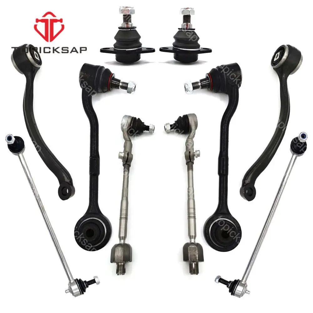 TOPICKSAP-10PCS-Set-Front-Lower-Control-Arm-Ball-Joint-Suspension-Kit ...