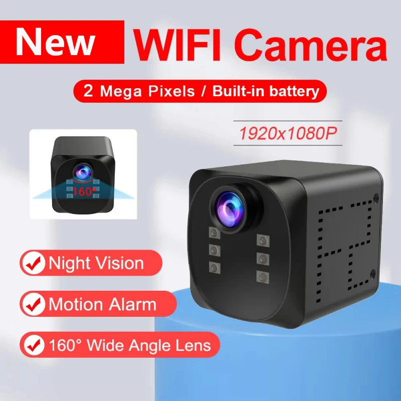 4K Ultra HD Mini WiFi Camera: Wireless, Motion Detection, Night Vision ...