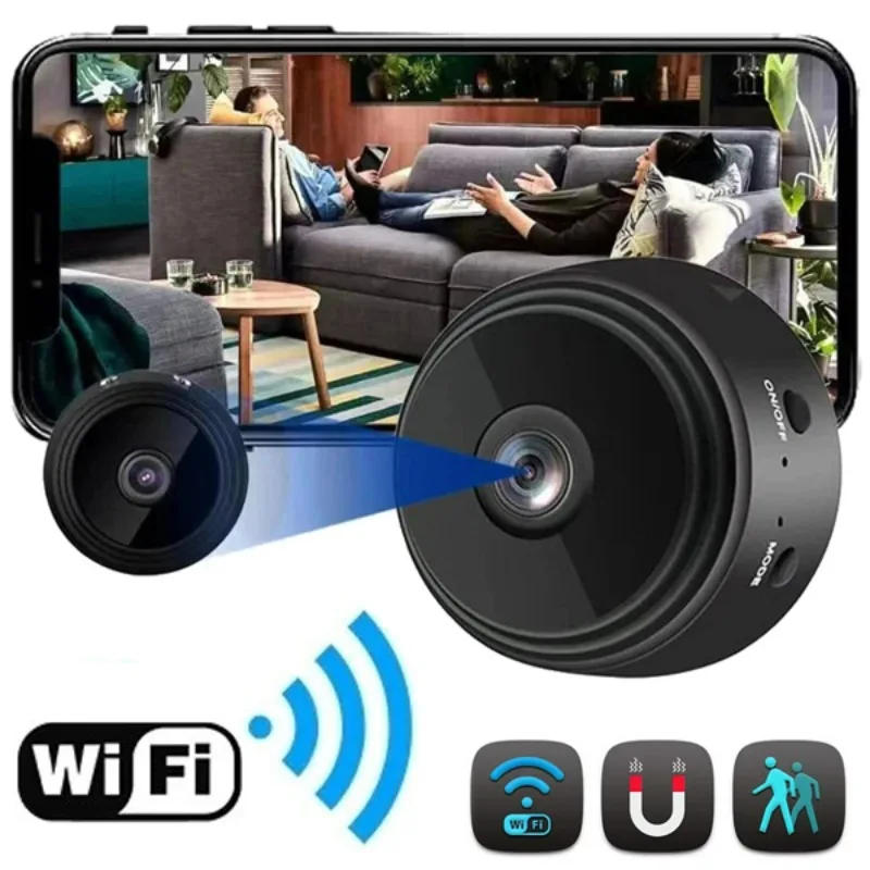 Magnet-A9-Mini-Wireless-Security-Camera-WiFi-720P-HD-Voice-Cameras-for ...