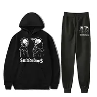 SuicideboyS Grey 59 Skull logo Rapper PULLOVER HOODIE PANTS