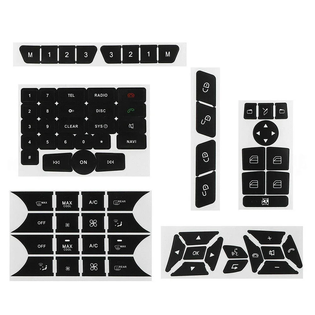 Car-Interior-Stickers-Radio-Climate-Control-Button-Repair-Decals ...