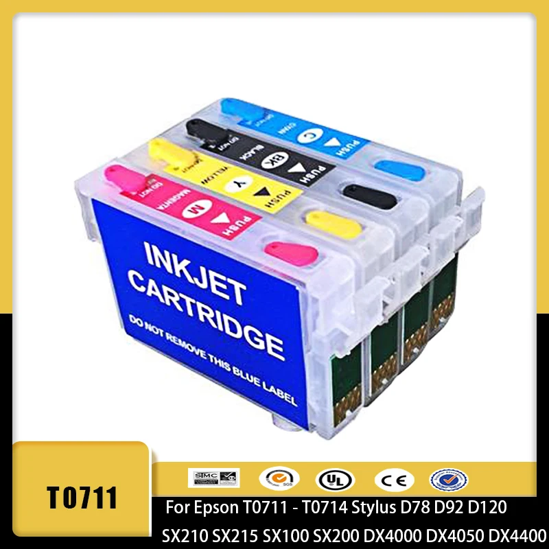 T0711 711 for epson D78 D92 DX4000 DX4050 DX4400 DX4450 DX5000 SX210 ...