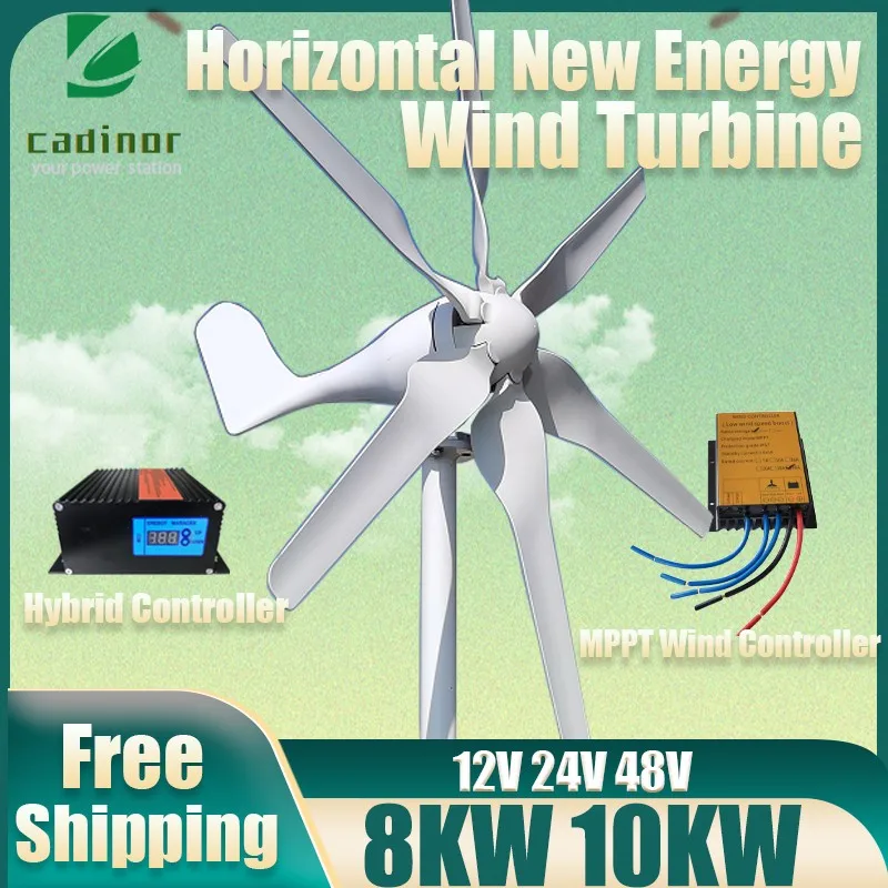 Home-Farm-Small-Wind-Power-Turbine-10000W-12V-24V-48V-Wind-Energy ...