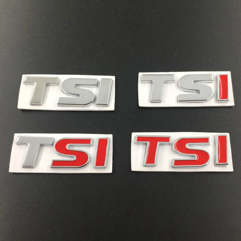 3d Metal Car Letters For Vw Golf Tsi Logo 6 7 Mk6 Mk7 Skoda Jetta ...