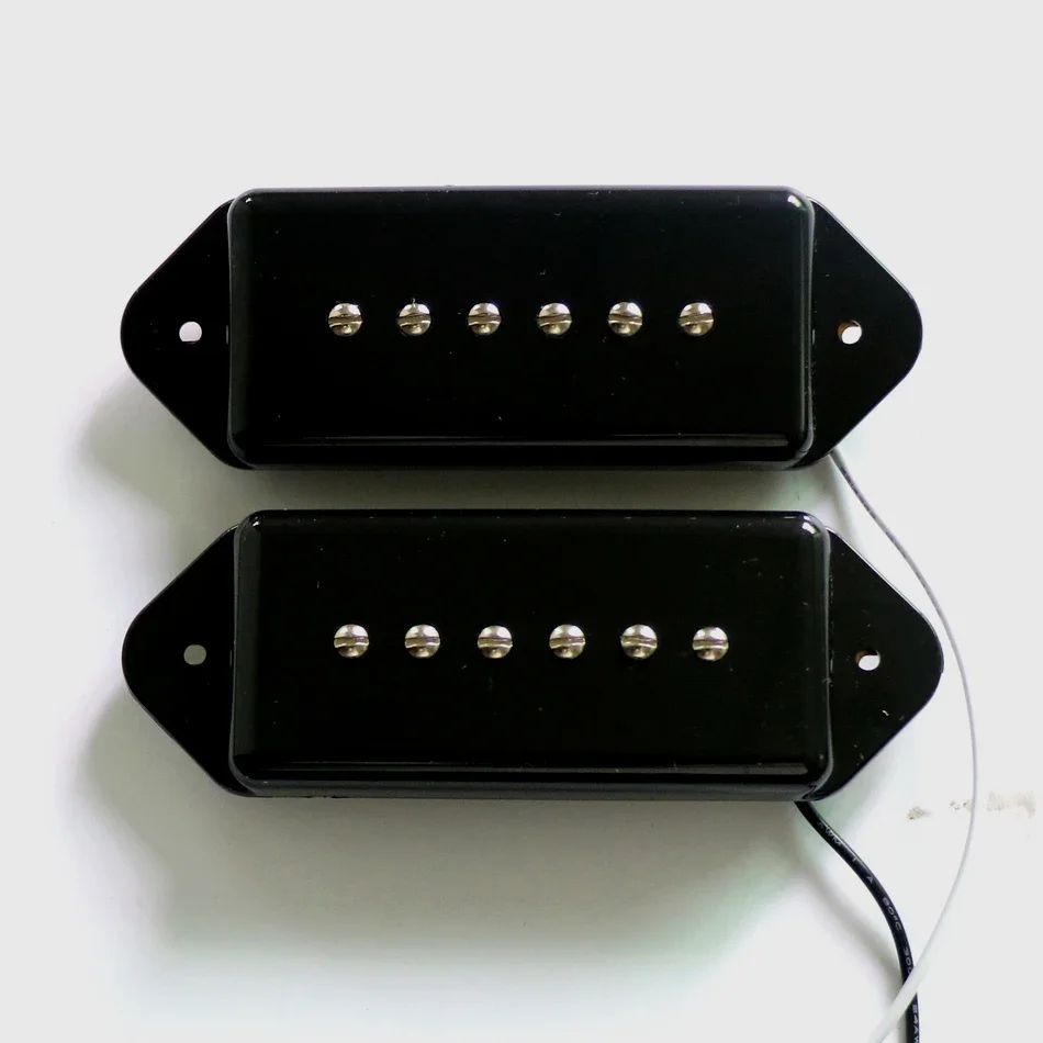 Donlis-Black-Traditional-P90-Single-Coil-Alnico-2-Magnet-D90-Dog-Ear ...