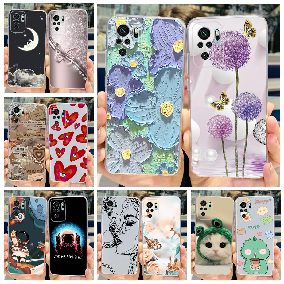 For-Xiaomi-Redmi-Note-10-4G-Case-Redmi-Note-10S-Luxury-Painted-Cover ...
