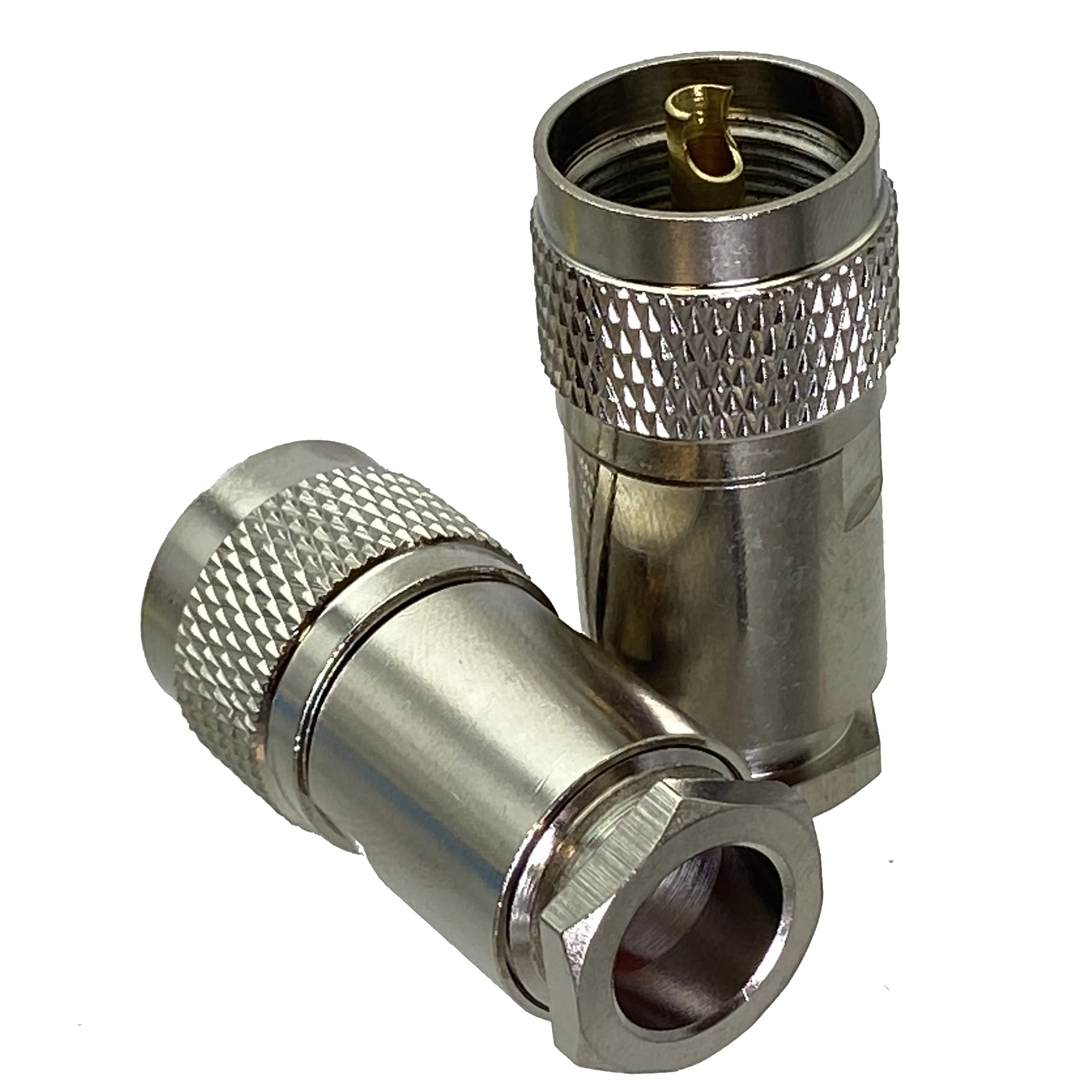 10pcs-connector-PL259-UHF-male-PLUG-clamp-RG8-LMR400-RG213-RG165-RG393 ...