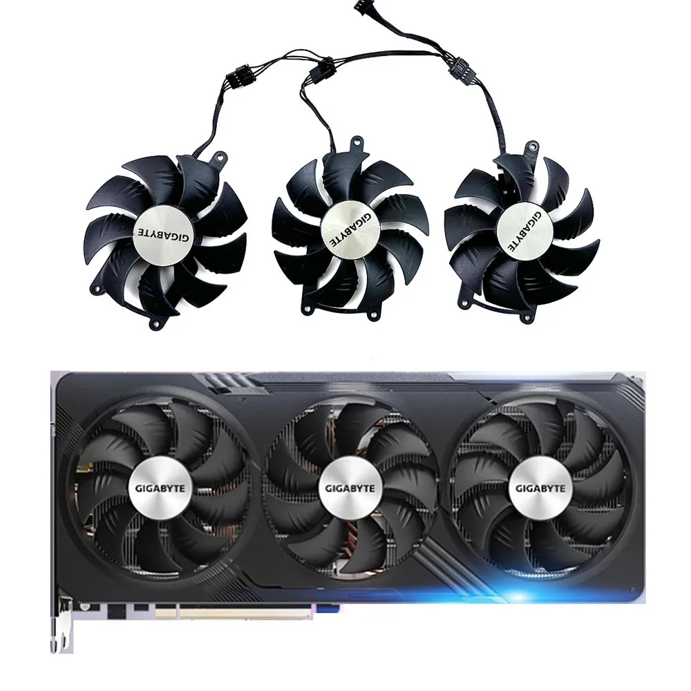Original new RX7700 XT 4PIN 87mm PLD10020S12H suitable for Gigabyte ...