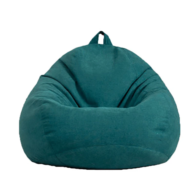 Sillón puff sin relleno, puf gigante relleno, sofá cama, puf de lino ...