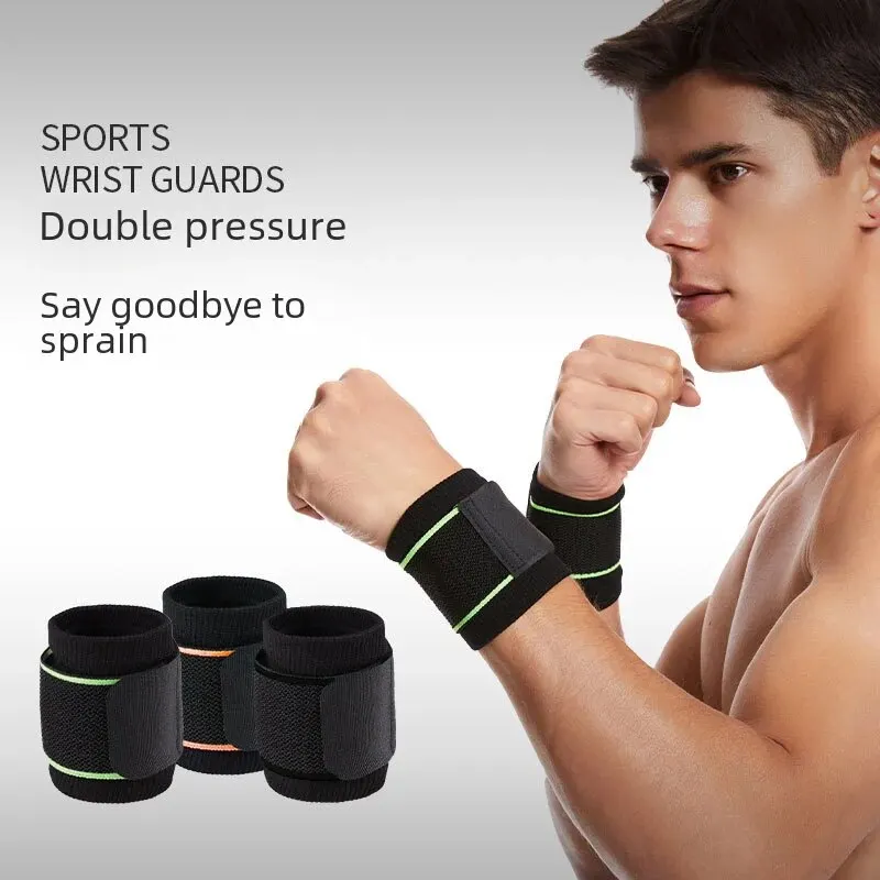 Pressure-Bandage-Fitness-Bracelet-Adjustable-Wrap-Basketball-Sports ...