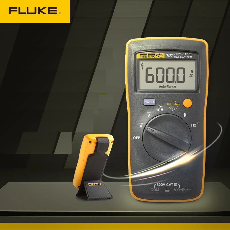 Fluke-101-Mult-metro-Digital-6000-count-Multi-Medidor-Digital-Profissional-Volt-metro-Faixa ...