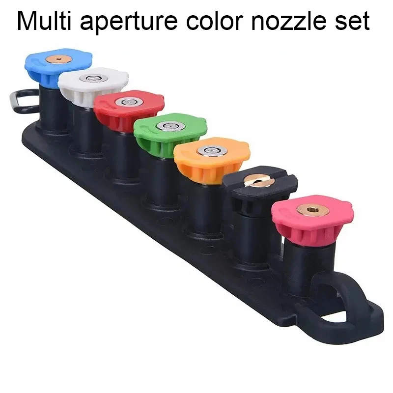 1/4 inch quick connect 7-color high-pressure nozzle, high-pressure ...