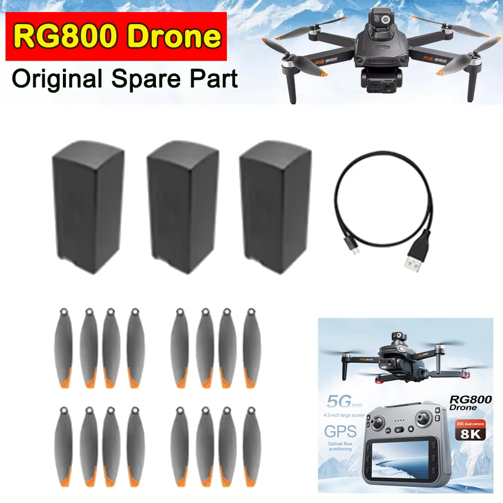 RG800 MAX Drone Original Spare Part RG800 Propeller Blade / 7.4V ...