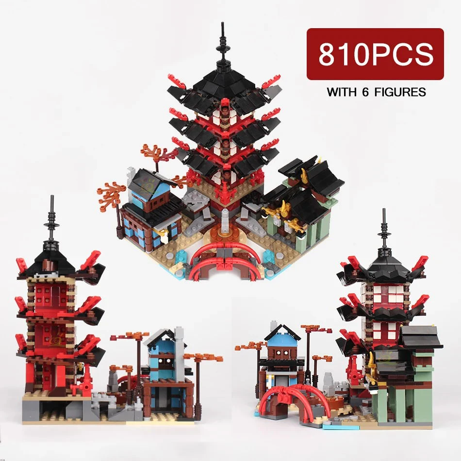 810pcs-City-Ninjasn-Building-Blocks-Temple-of-Airjitzu-Model-Ninjaed ...