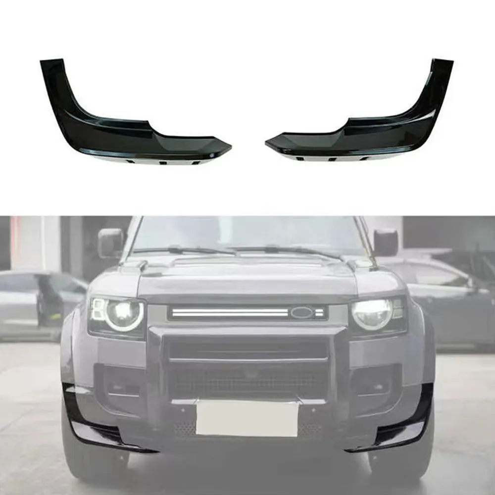 For-Land-Rover-Defender-90-110-2020-2023-Front-Bumper-Air-Deflector-Lip ...