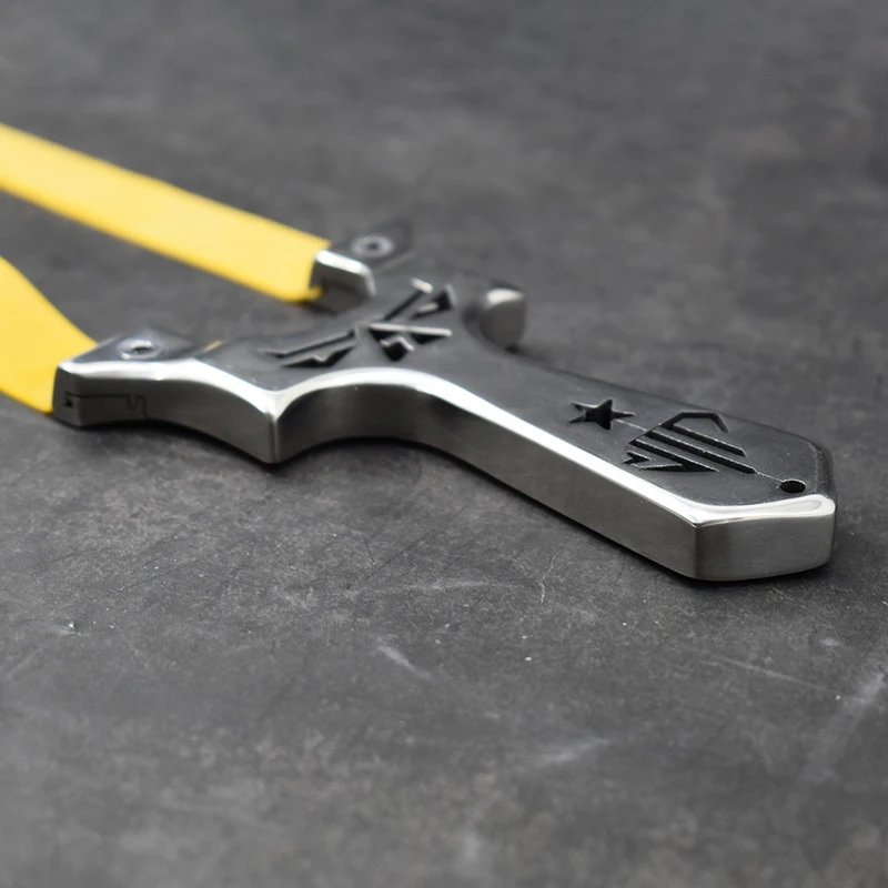 New Stainless Steel CNC Wire-cut Slingshot Exquisitely Carved Patterns ...
