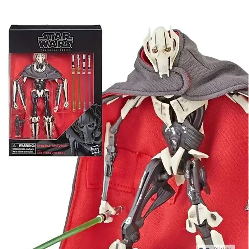 Original-Star-Wars-The-Black-Series-General-Grievous-D1-Action-Figure ...