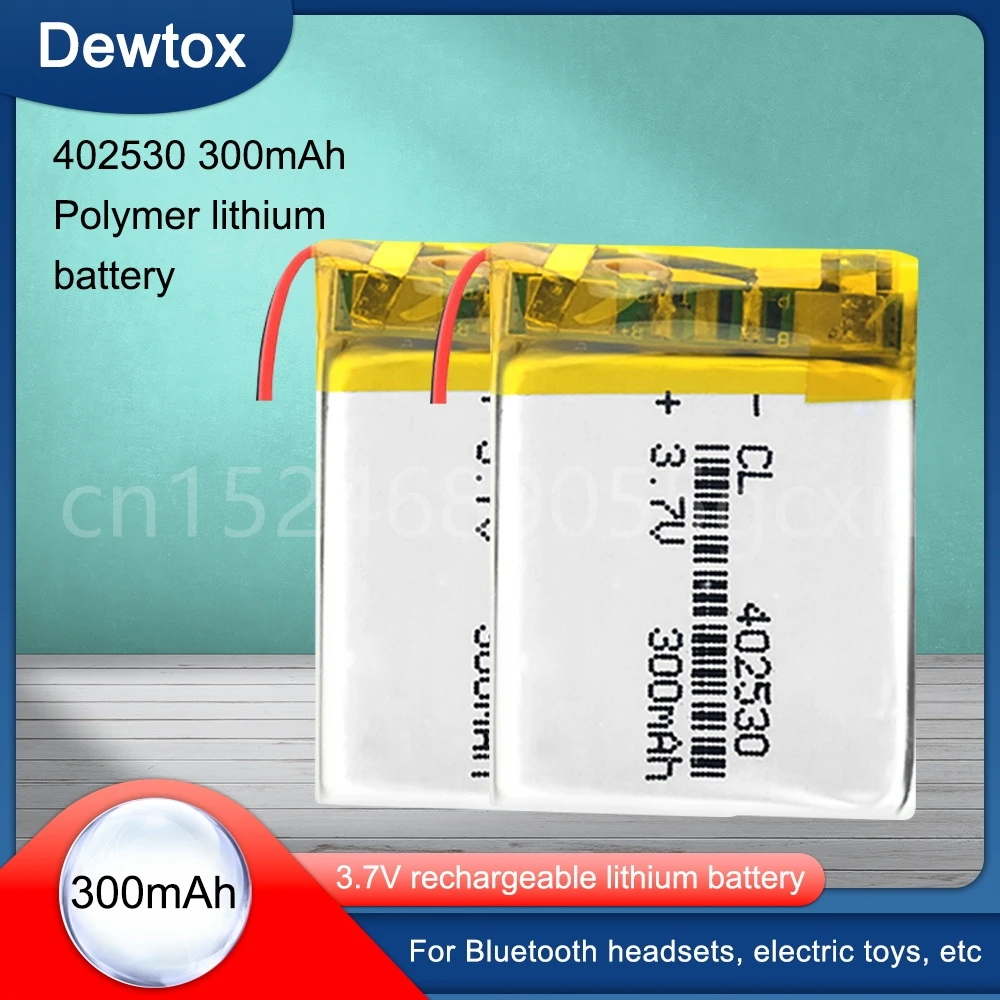300mAh-Rechargeable-Lithium-Ion-Battery-3-7-V-402530-Li-polymer ...